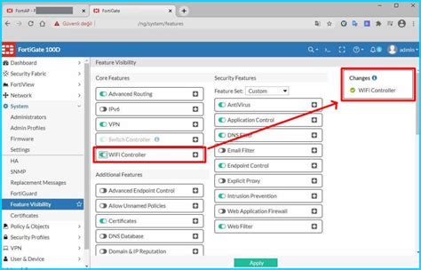 Fortigate Firewall Üzerinde Forti Access Point Yapılandırması Çözümpark
