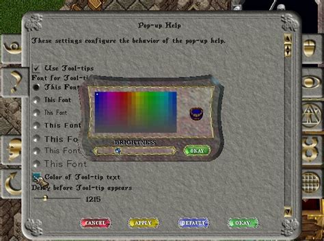 Can T Return Color Of Tool Tip Text To White In Classic Client Ultima