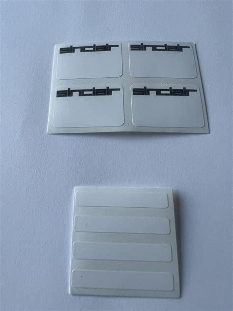 New Sinclair Zx Spectrum Microdrive Labels Retro Revival