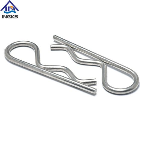 Metric System Stainless Steel Single Coil R Type Spring Cotter Pin