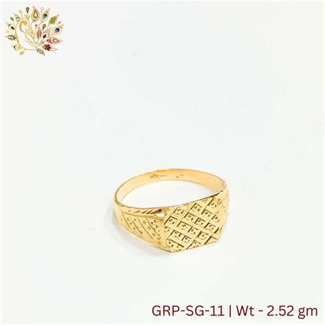 Grp Sg 11 Plain Gents Rings Hm Sarafa Bazar India Pvt Ltd