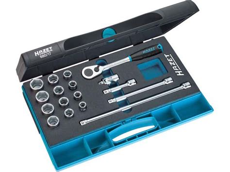 Hazet Socket Set 3 8 Drive 17 Pieces Black Forest Industries