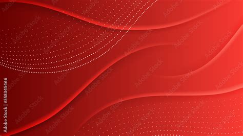 Abstract Red Geometric Shapes Vector Technology Background For Design Brochure Website Flyer