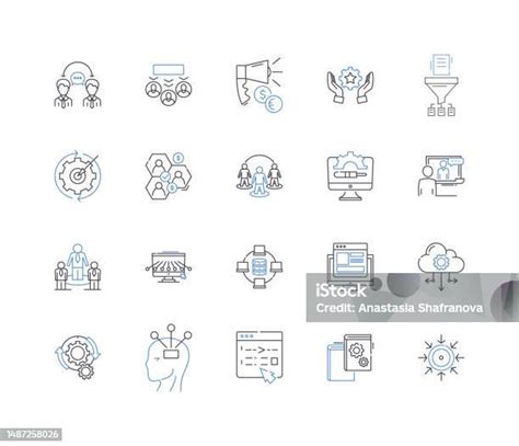 반응 라인 아이콘 모음입니다 놀라움 충격 기대 흥분 행복 기쁨 기쁨 벡터 및 선형 그림 만족 감사 구호 개요 표지판 설정