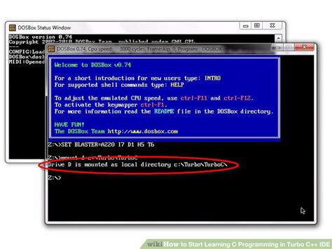 how to start learning c programming in turbo c ide 13 steps
