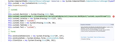 Unable To Find Assembly Exception When Perform Deserialization Using Resource Manager In Netcore