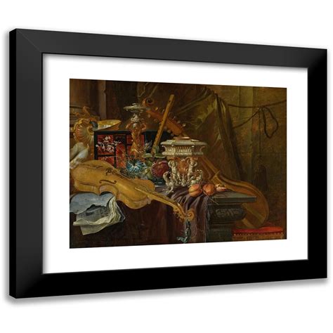 Jean Baptiste Van Moerkercke 24x20 Black Modern Framed Museum Art Print