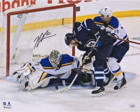 Jordan Binnington Signed Blues 16x20 Photo Fanatics Pristine Auction
