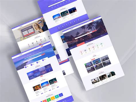 Travel Agency Html Template Designs Themes Templates And Downloadable Graphic Elements On Dribbble