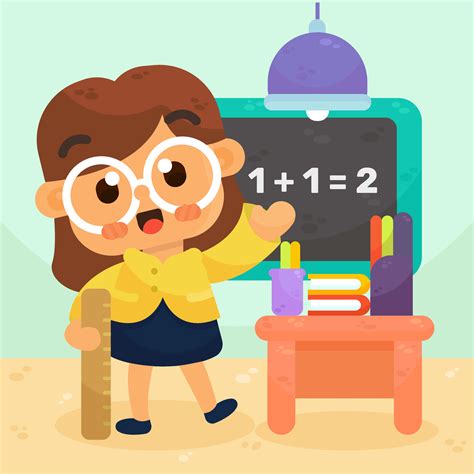 Math Teacher Cartoon