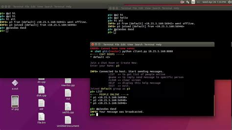 A Command Line Multi Client Chat Application Using Sockets In Python