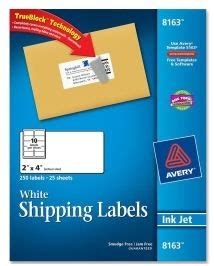 Frugal Freebies Free Avery Shipping Labels Us
