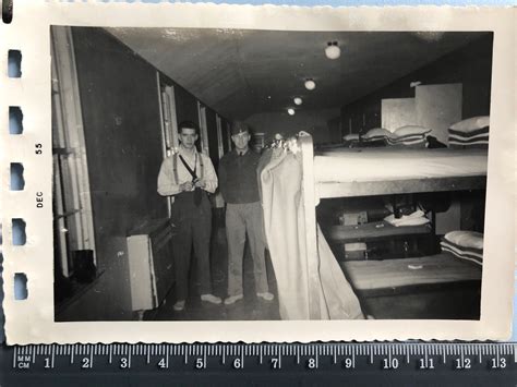 Vintage Photograph Men Army Bunks Bed Asleep Airforce Soldiers Etsy