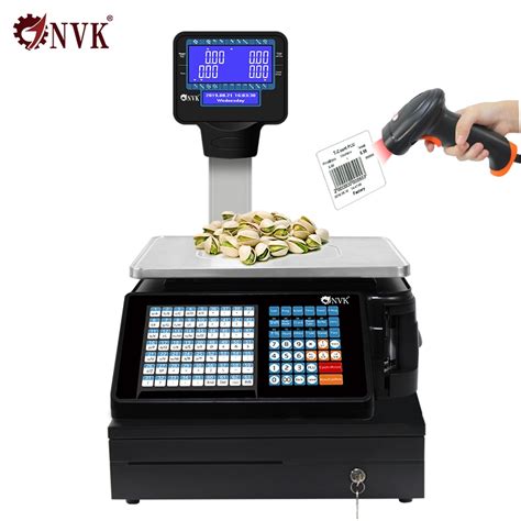 Nvk Tma Series Thermal Price Weighing Pricing Barcode Label Scale With