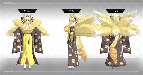 3d Model Highschool Dxd Yasaka Mmd Model Vr Ar Low Poly Cgtrader