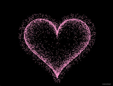 Python绘制爱心动画代码解析 Csdn博客