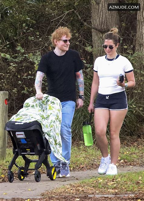 Cherry Seaborn And Ed Sheeran Head Out For A Walk With Their Daughter