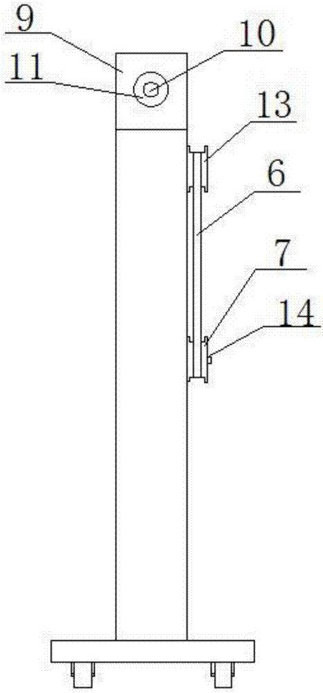 一种内科护理用输液吊架的制作方法