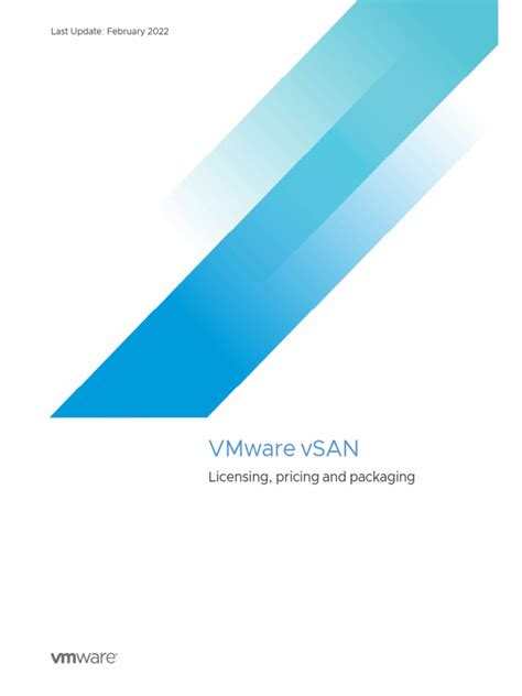 Vmware Vsan Licensing Guide Pdf Cloud Computing Desktop