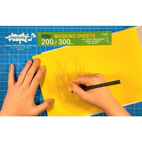 Masking Tape Sheets 3 Pack Outback Hobbies