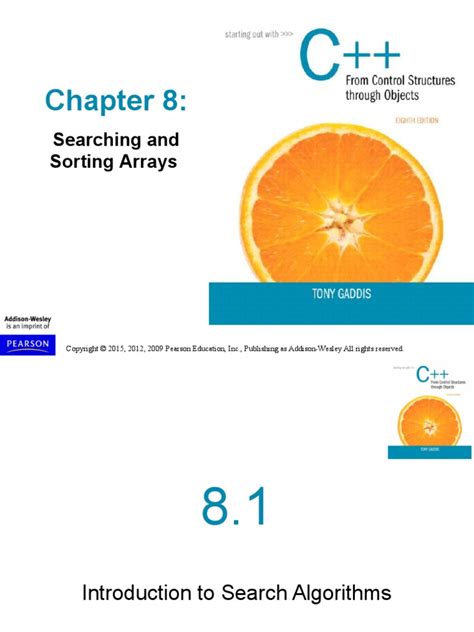 Searching And Sorting Arrays Pdf Array Data Structure Mathematical Logic