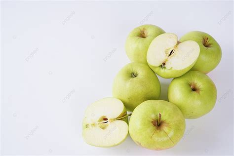신선한 녹색 사과 과일 사진 배경 신선한 사과 그린 애플 풋사과 배경 일러스트 및 사진 무료 다운로드 Pngtree
