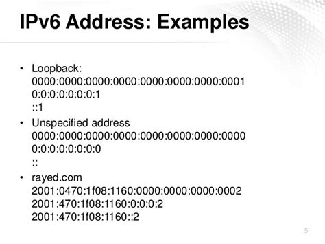 Ipv6 Technical Introduction