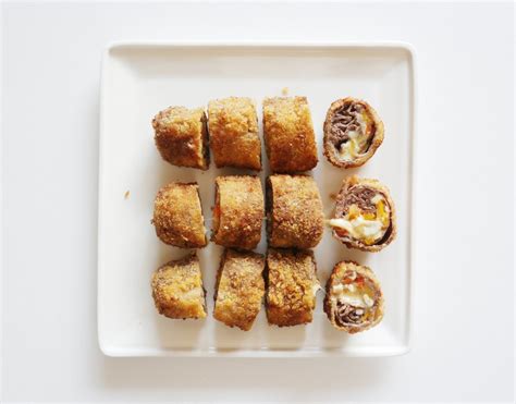 쇠고기 치즈 롤 튀김