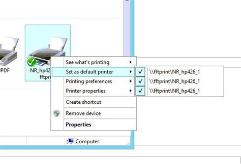 multiple printer of the same printers listed as same printer on user