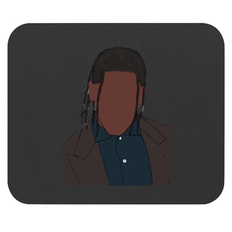 travis scotts drawing design mouse pads sold by keduugpol9 sku