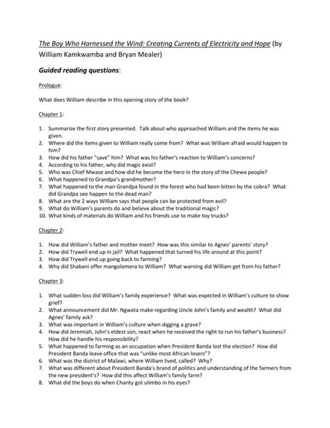 Guided Reading Questions