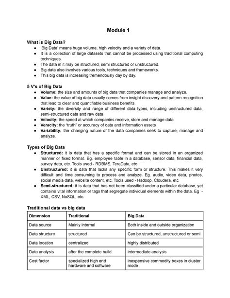 Except Module 4 Bda Viva Qb Module 1 What Is Big Data 8big Data9