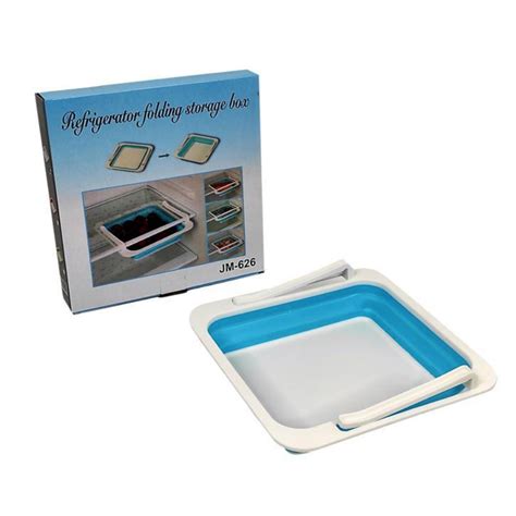 Складной Контейнер для Хранения Продуктов в Холодильнике Jm 626 Storage Box Голубой — в