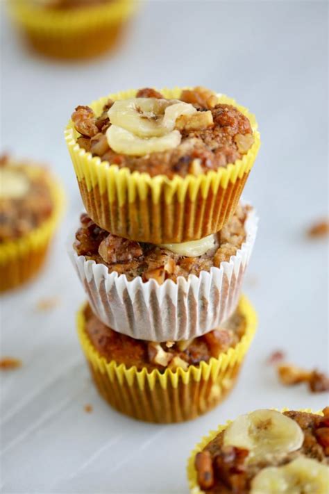 Healthy Banana Nut Muffins Recipe Gluten Free Bigger Bolder Baking