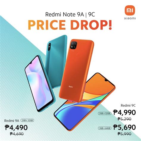 Xiaomi Announces Redmi 9a And 9c Price Drops In The Philippines
