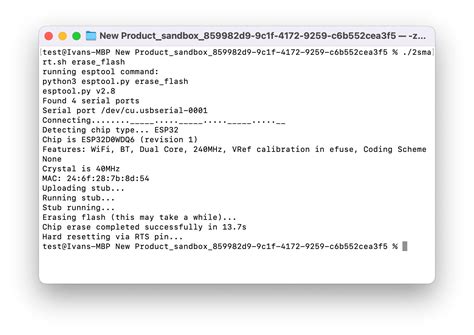 Flashing Esphome Firmware On Esp32 Microcontroller Macos Workflow 2smart