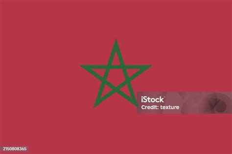 Morocco Flag Flag Of Morocco Standard Color Rectangular Icon A Rectangular Flag Digital