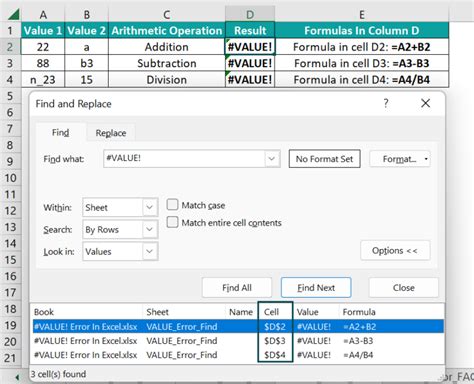 Value Error In Excel Examples How To Find And Fix It