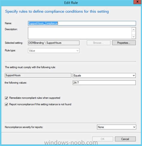 Configuration Item Shows Compliant But It Is Not Configuration