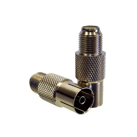 Coaxial Adaptor F Type Socket Female To Pal Socket Female Melbourne Satellites