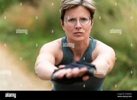 Fitness Portrait Of A 36 Year Old Serious Woman Brussels Belgium