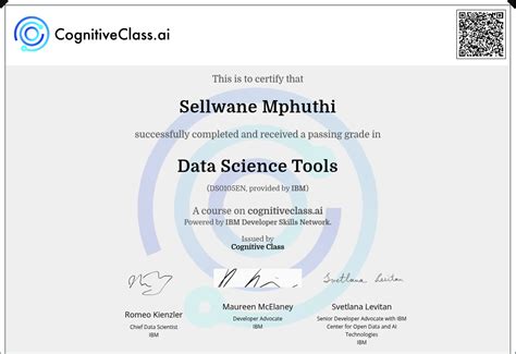 Ibm Ds0105en Certificate Cognitive Class