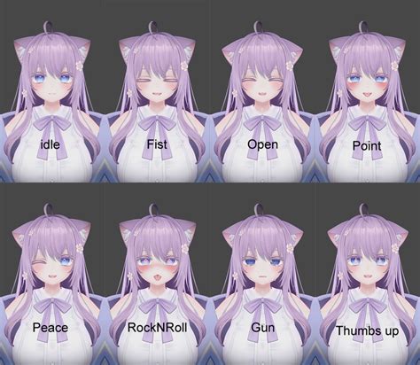[無料]【vrchat】萌用 Neko Face Expression Baibuhe Booth
