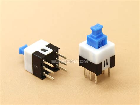 Push ON OFF Switch 7mm Toggle Type 4945 Sunrom Electronics