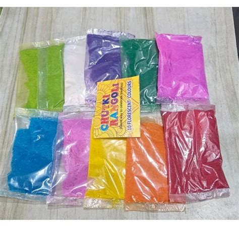 10 Florescent Color Rangoli Pack At Rs 25 Pack Rangoli Color In New Delhi Id 2855394034448
