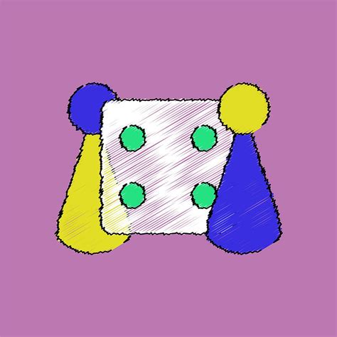 플랫 음영 스타일 아이콘 보드 게임 및 주사위 벡터 Ai Eps Uidownload