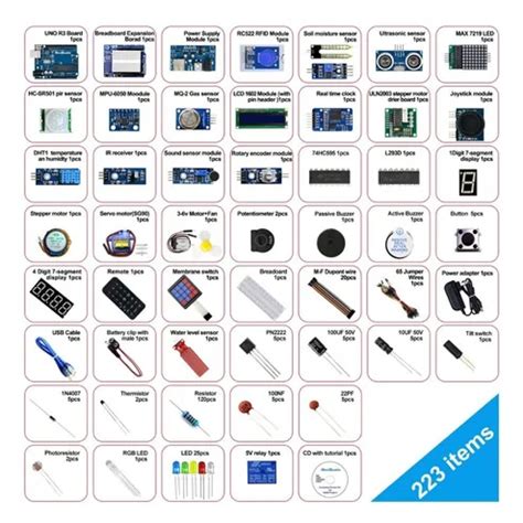 Kit Compatible C Arduino Uno R3 Con Español Tutorial
