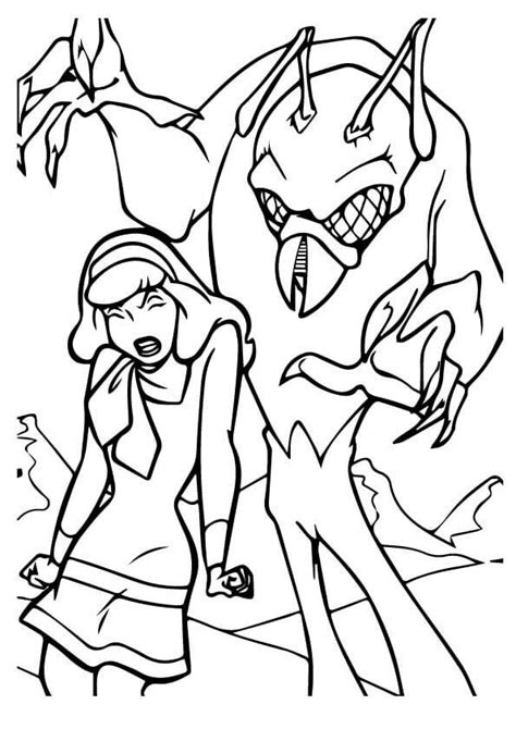 Daphne Scooby Doo Coloring Pages At Getcolorings Com Free Printable Colorings Pages To Print