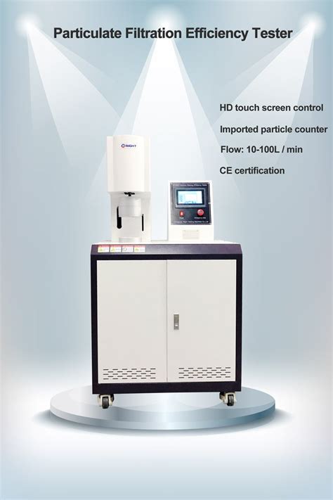 En149 Nacl And Oil Type Mask Particle Filtration Efficiency Pfe Tester Dongguan Right