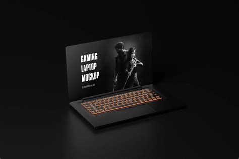 Gaming Laptop Mockup Mockup Free